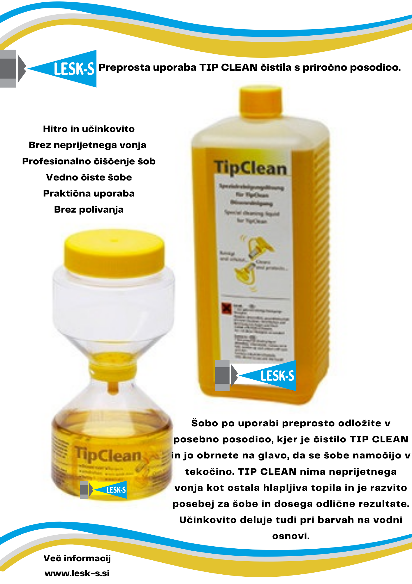 TIP CLEAN tekočina za čiščenje šob